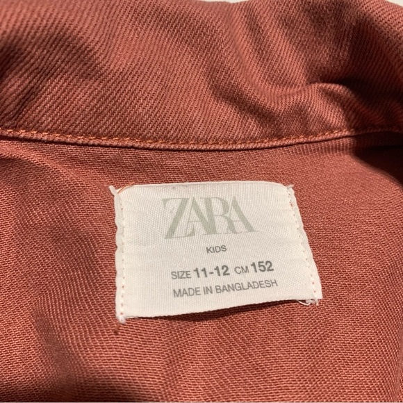 Zara | Jackets & Coats | Zara Kids Rust Jean Jacket | Poshmark